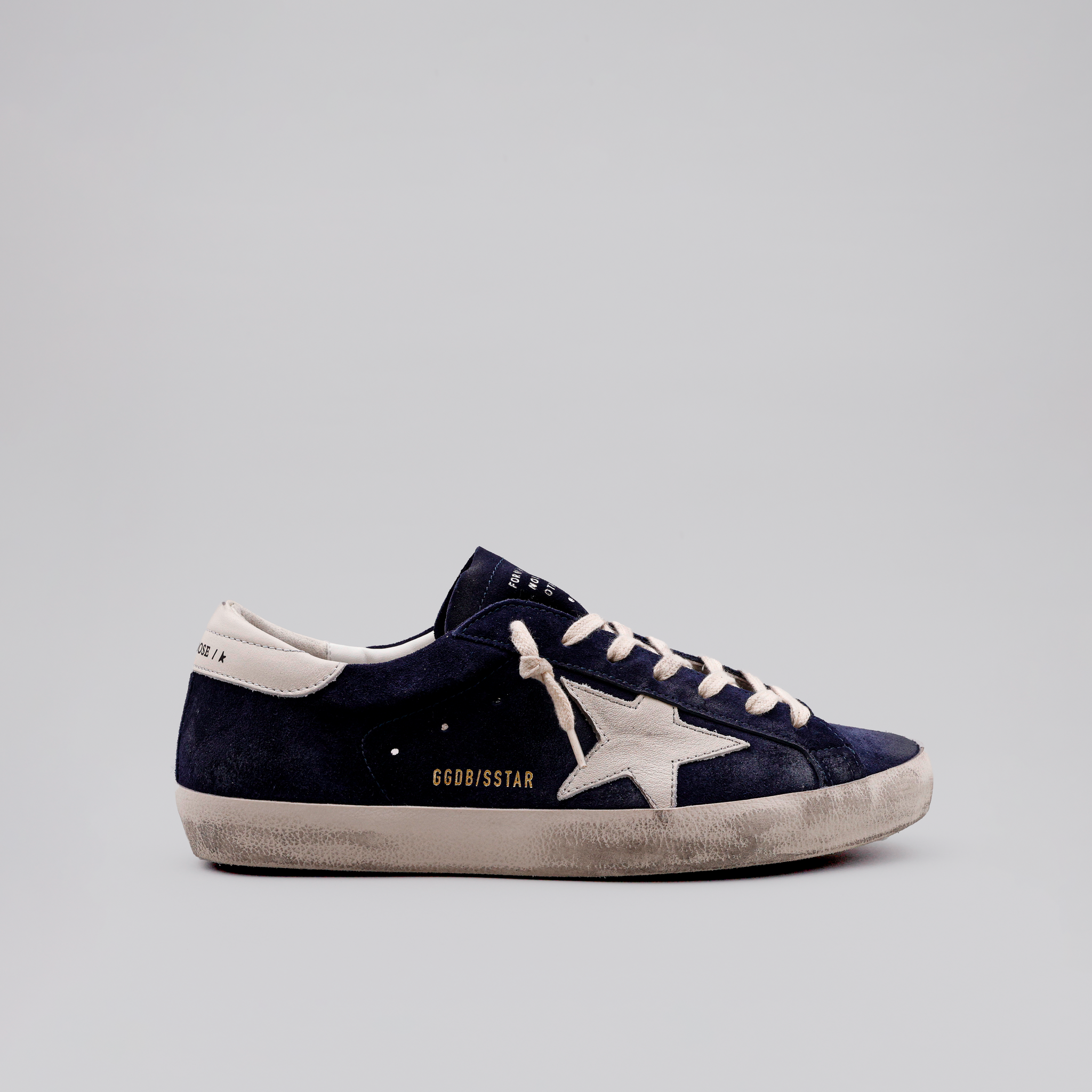 Sneakers Azules Golden Goose Super-Star Suede Leather